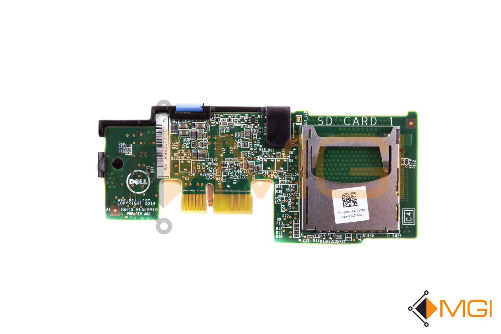 DELL DUAL SD FLASH CARD READER MODULE POWEREDGE R630 R730 R730XD ...
