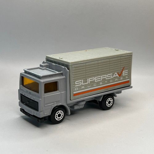 Matchbox MB20 Volvo Container Truck Supersave Drugstore Amber Windows ...