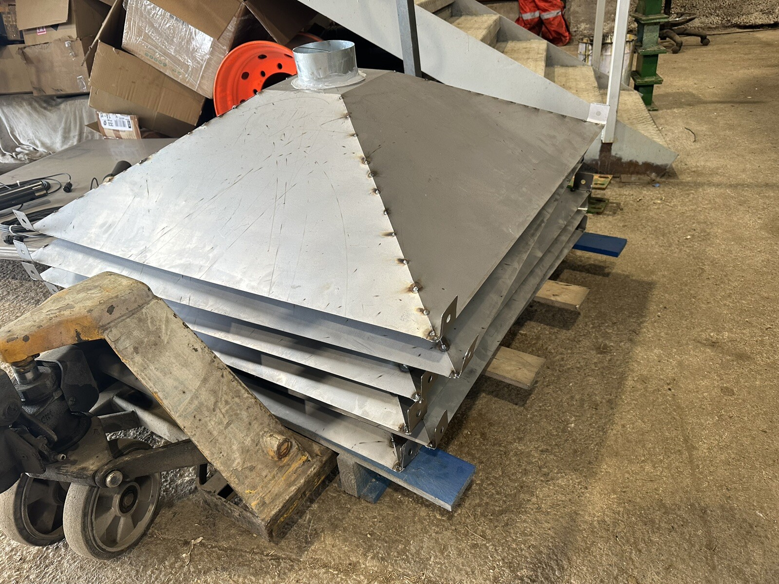 Welding fume extractor cowling cowl hood LEV extraction LARGE 1mx1m ...