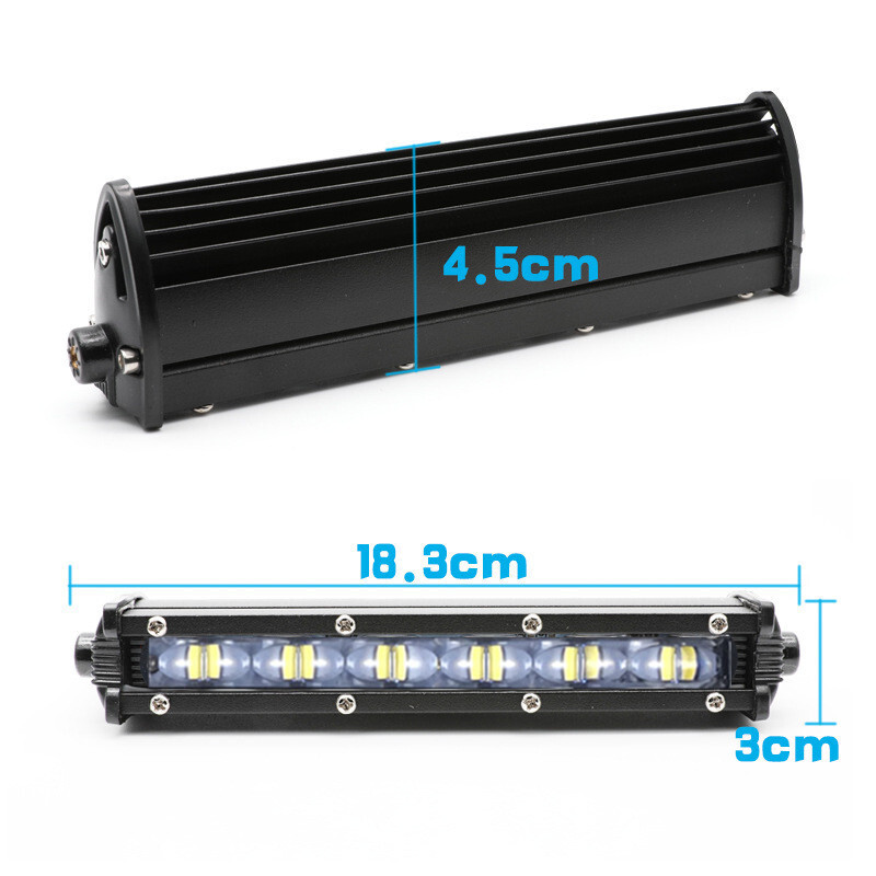 LED Work Light Bar 8in Spot Lights Driving Lamp Offroad Car SUV ATV ...