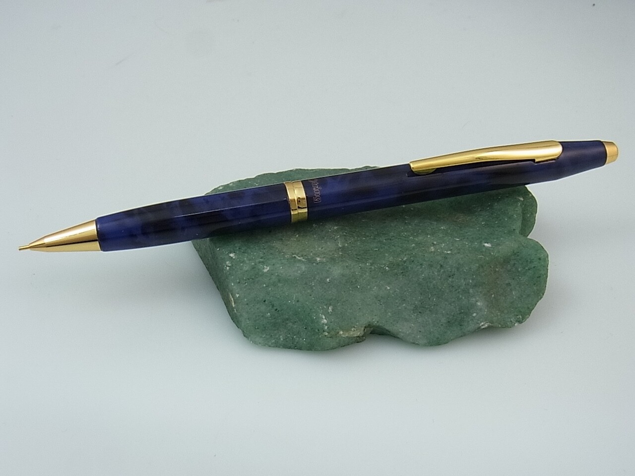 Rotring Side Knock Druckbleistift marmoriert Blau Gold Luxus Bleistift ...