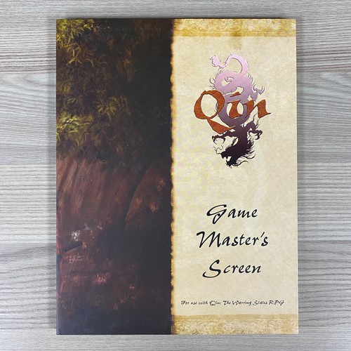 Qin Jeu MASTER'S Écran RPG Règles Livre Jeu de Role 7 Cercle Cubicle 7 ...