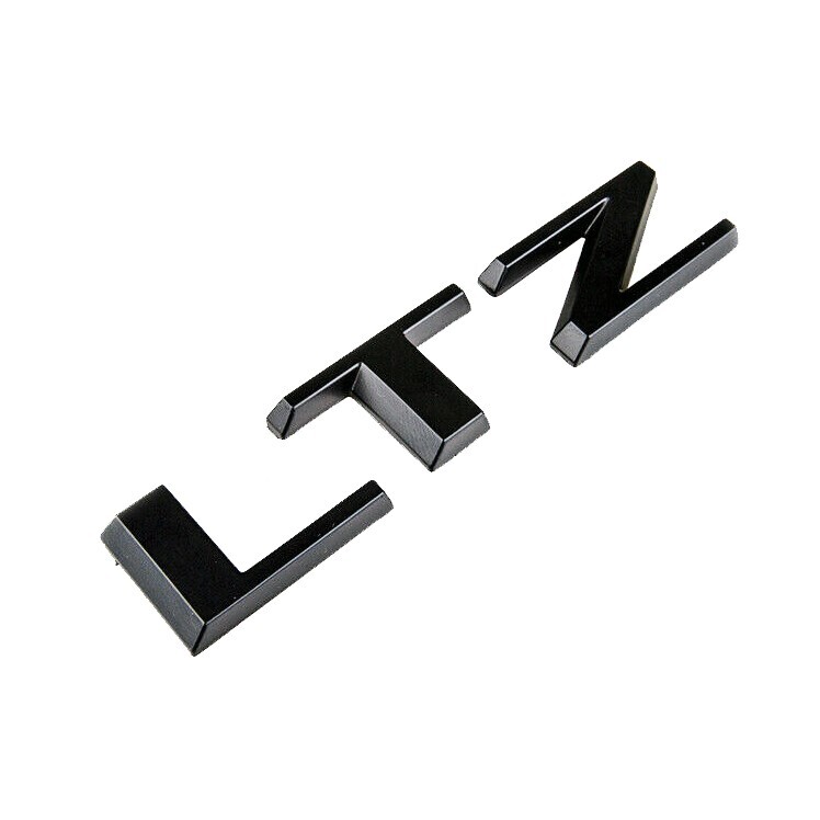 1x LTZ Emblem Letters Badge 3D Nameplate 2019+ Matte Black | eBay
