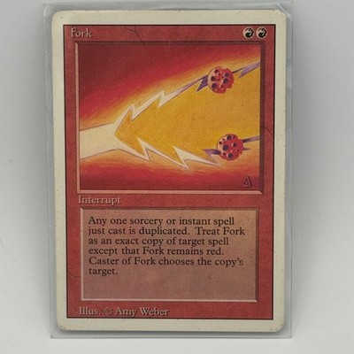 Fork – Revised Edition MTG Red Instant 1994 Vintage Magic the Gatherin ...