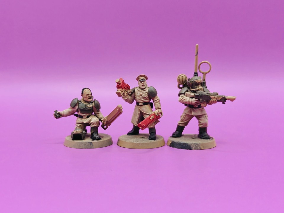 Warhammer 40k Cadian Command Squad Astra Militarum Games Workshop | eBay