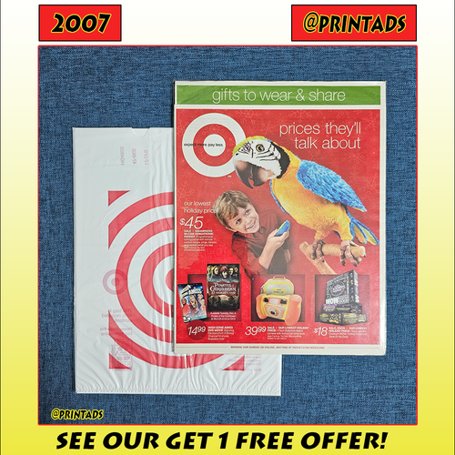2007 Target Store Catalog + Plastic Bag - Great For Toys R Us ...