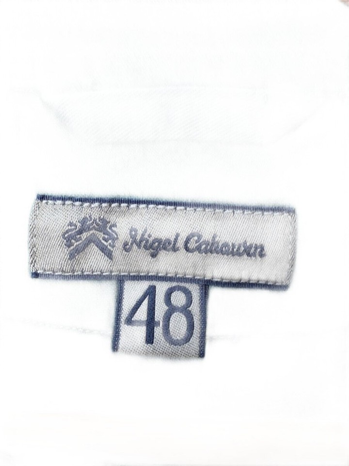 Nigel Cabourn Baseball Shirt, Short Sleeve, Size 48, Cotton, Green ...