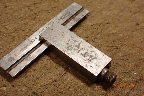 VINTAGE STARRETT TOOL MAKER ADJUSTABLE SQUARE | eBay