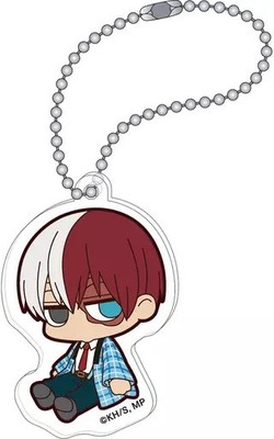 Keychain/Mascot Shoto Todoroki "My Hero Academia Yurutto Darun Acrylic ...