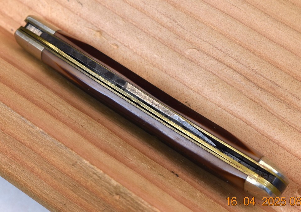 VINTAGE SCHRADE OLD TIMER USA #194OT SERPENTINE LINER LOCK KNIFE CIRCA ...