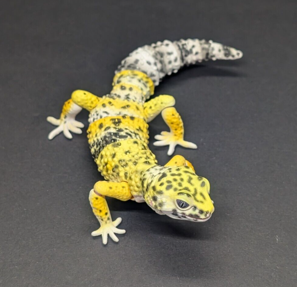 Bandai Gashapon Leopard Gecko 6.3in Realistic Figure Free Shipping from ...