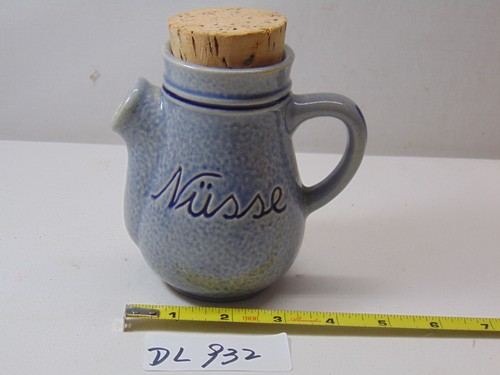 Vintage Marzi & Remy Salt Glaze Pottery Pitcher 5" Tall With Spout ...