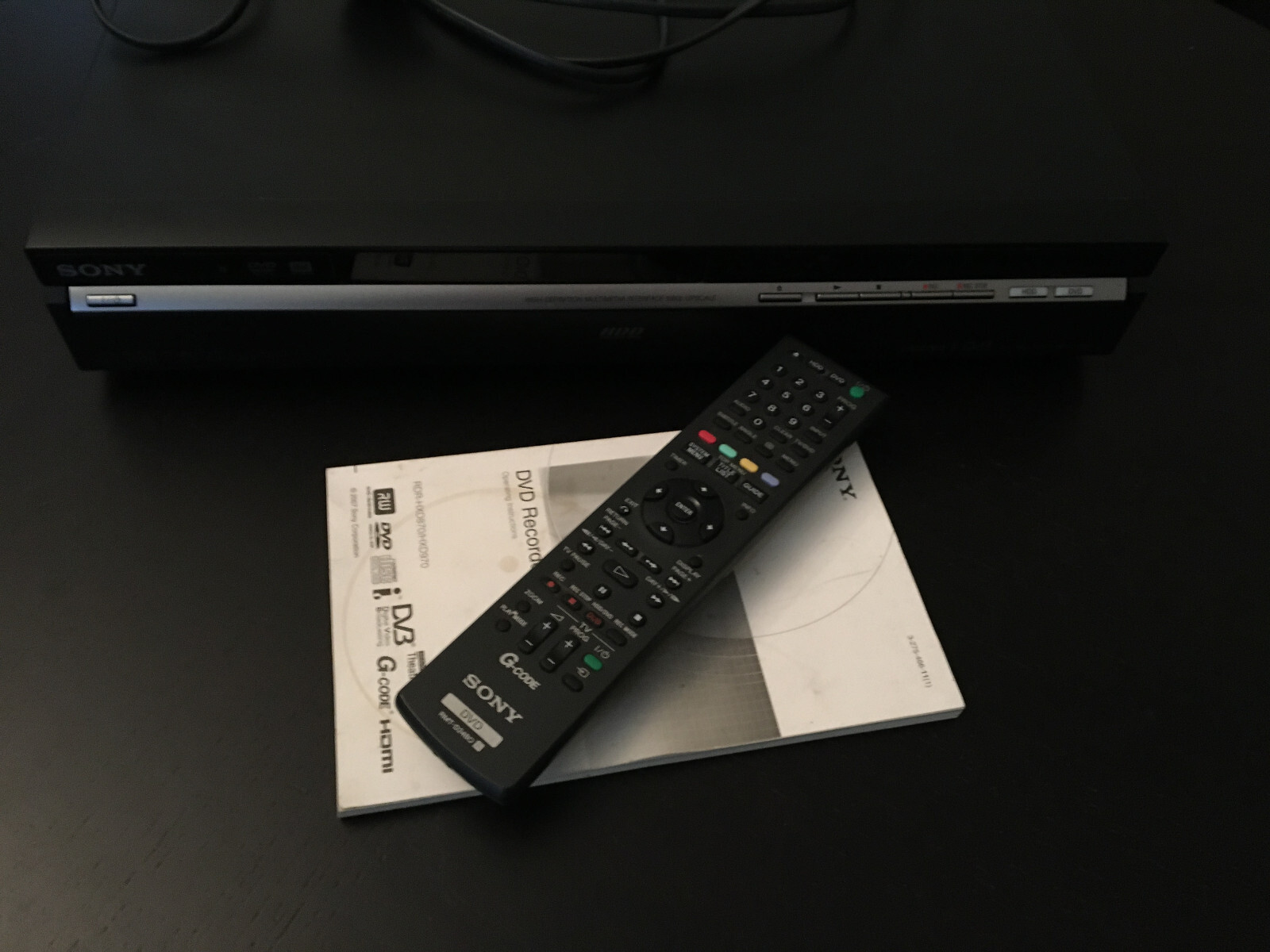 Genuine Sony Rdr-hxd870 DVD Recorder Remote Control for sale online | eBay