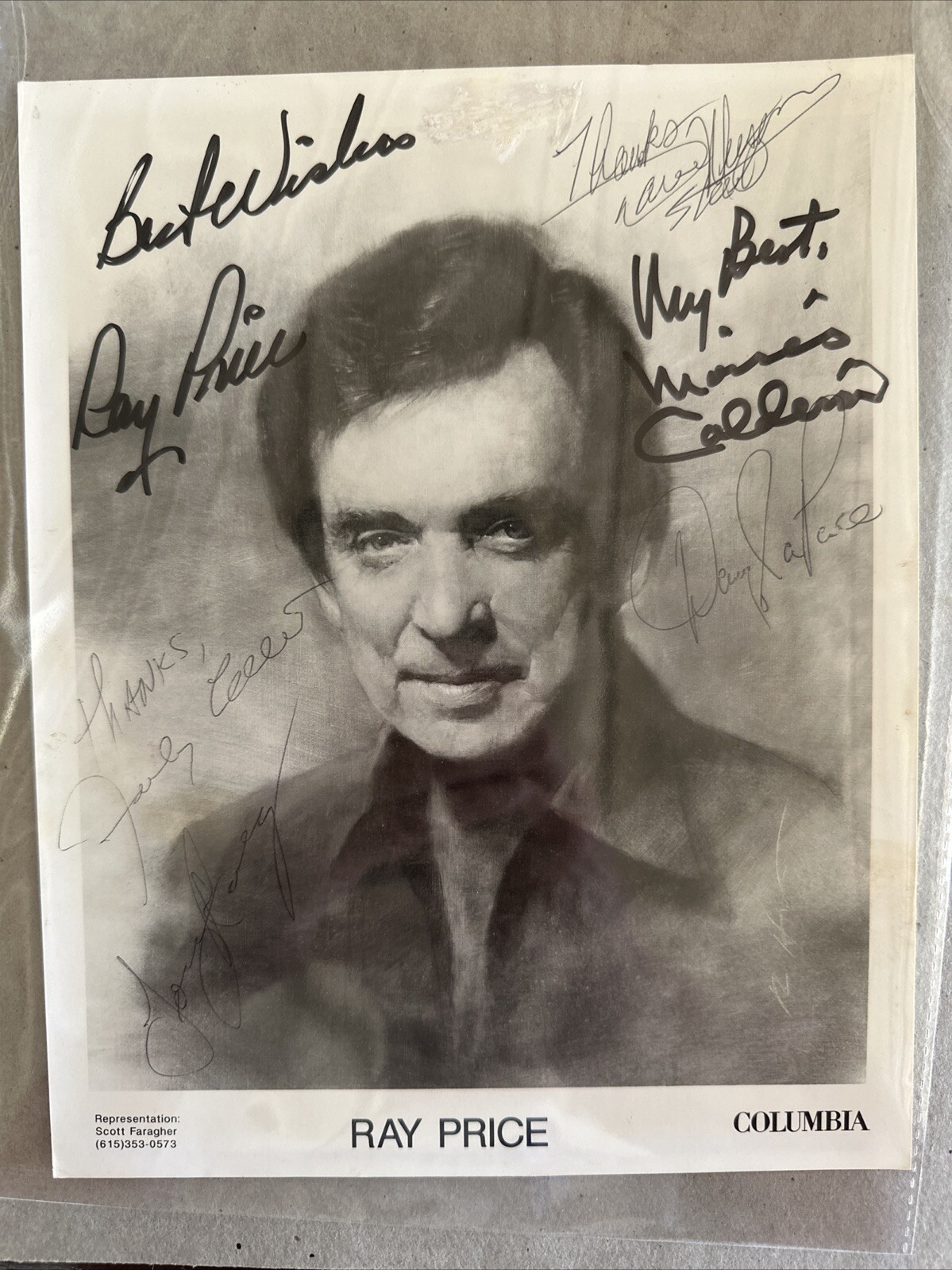 Ray Price Signed Vintage Photograph | eBay