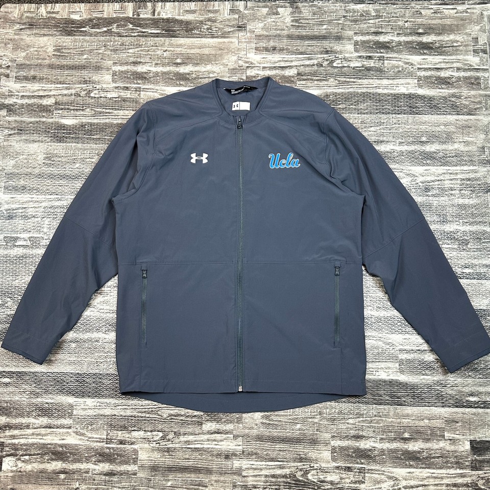 UCLA Bruins Under Armour Mens size L Full Zip Storm Loose Sideline ...