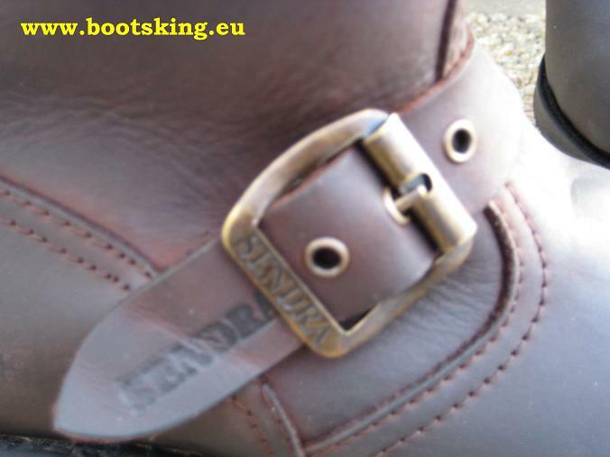 Sendra 3396 Boots Bikerboots Rockabilly Stiefel braun Stahlkappe Gr. 39 ...