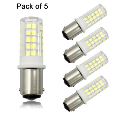 5pcs Ba15d Bayonet Base Led Bulb 64-2835SMD 6W 110V Ceramics Light ...