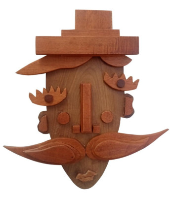Old eng man abstract wood Face wood art sculpture wall decor wall ...
