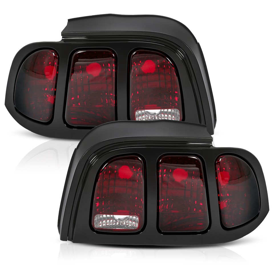 Brake Tail Lights Lamps Pair LH & RH For Ford Mustang 1996 1997 1998 ...