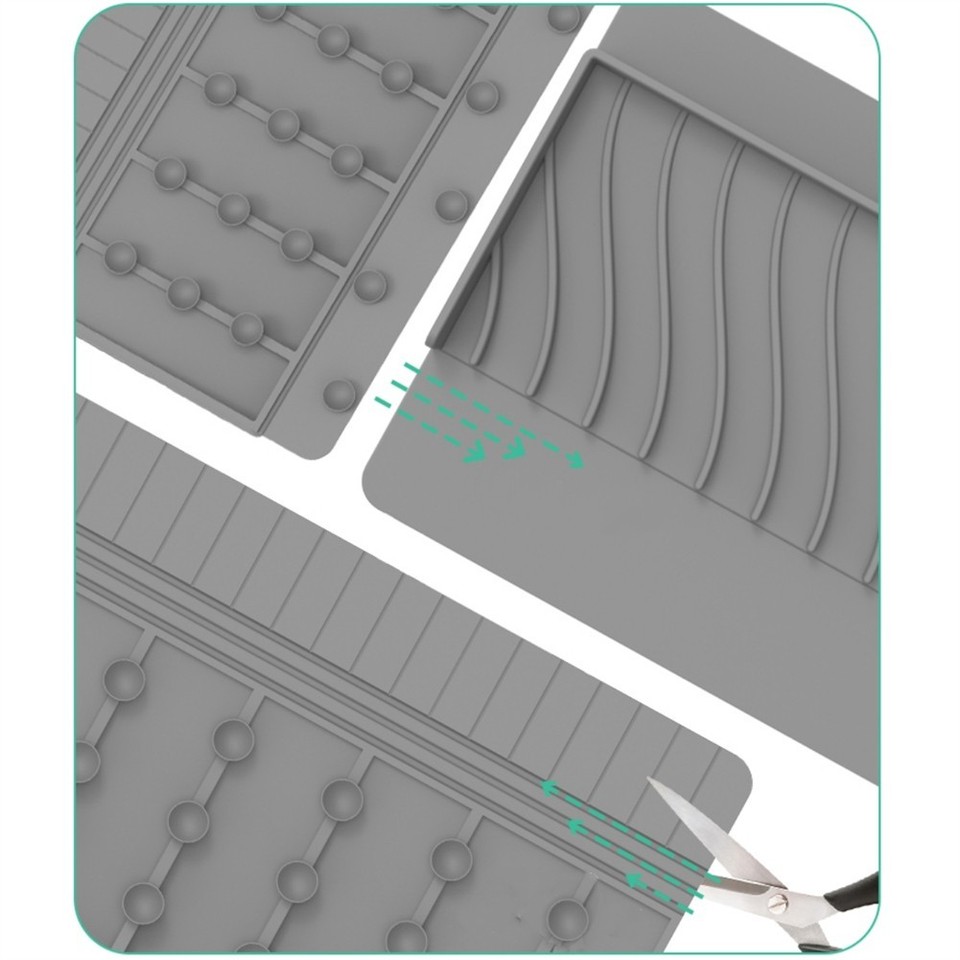 Silicone Kitchen Sink Edge Protector Bathtub Splash Guard Countertop ...