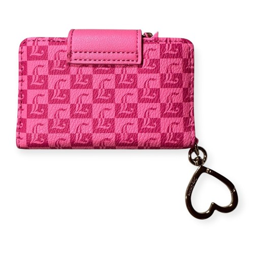 Juicy Couture Pink Miss Juicy Tab Card Wallet Gold Heart Rare VTG | eBay