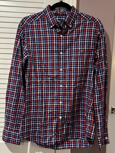 Vineyard Vines Button Up - Adult Small - Checked | eBay