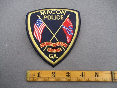 Macon Georgia Police Patch Flags | eBay