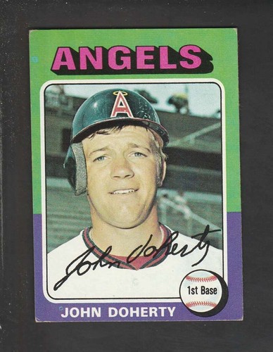 1975 Topps #524 John Doherty VG/VGEX RC Rookie Angels 161825 | eBay