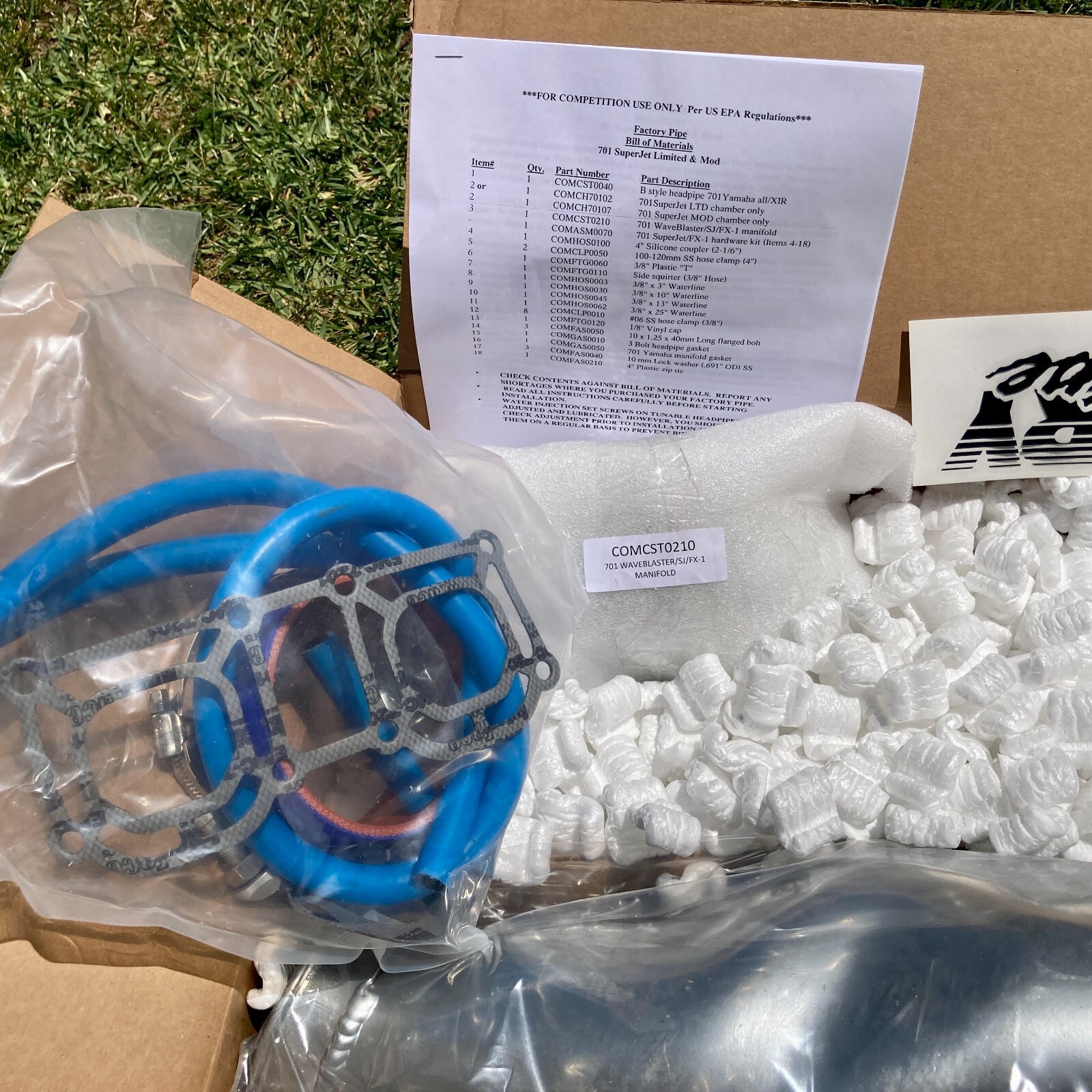 NEW Yamaha SuperJet Factory "B" Pipe Exhaust System 701 1996-2020 ...