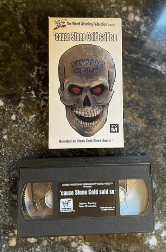 WWF Cause Stone Cold Said So (VHS, 1998) STEVE AUSTIN 3:16 WWE ...