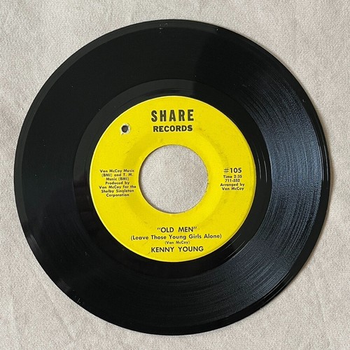 KENNY YOUNG Old Men (Leave Those Young Girls Alone) 1969 Vinyl 7" Share ...