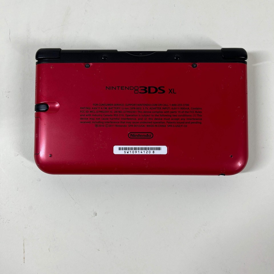 Nintendo 3DS XL Handheld Game Console Red/Black | eBay