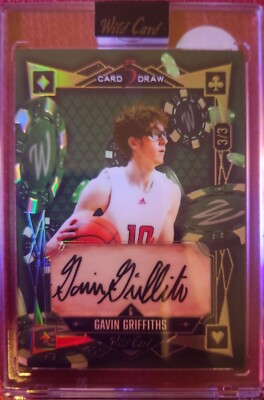Gavin Griffiths 2024 Wild Card #5CDM-GGA 5 Card Draw 3/3 Auto | eBay