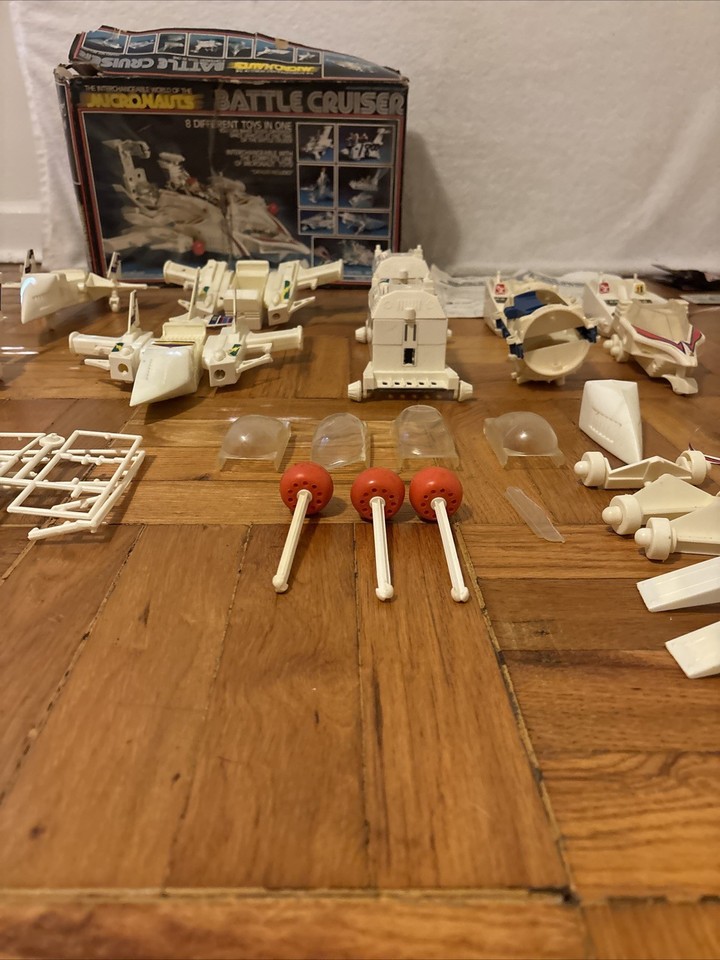 Vintage Mego 1977 Micronauts Battle Cruiser And Other Parts And Pieces ...