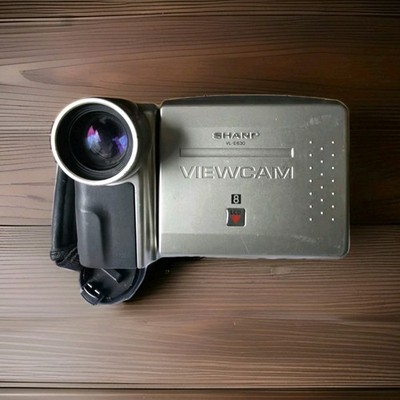 Sharp Viewcam VL-E630 Handheld Camcorder 8 Media Silver LCD Screen | eBay