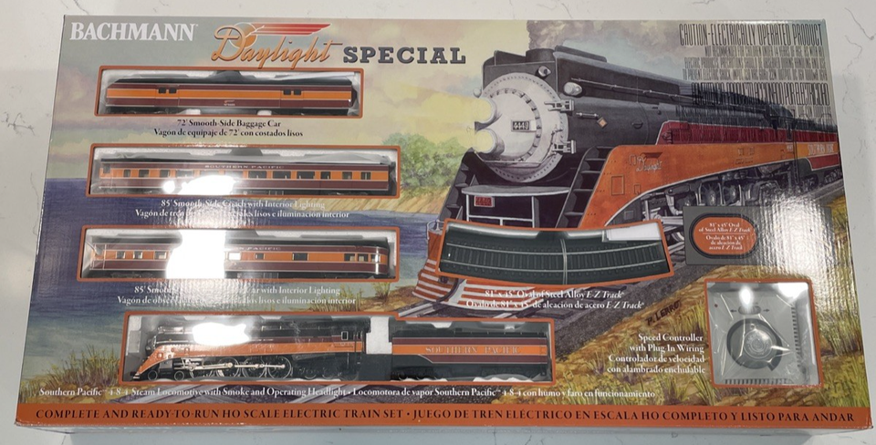 BACHMANN HO SCALE UNION PACIFIC DAYLIGHT SPECIAL STEAM TRAIN SET ...