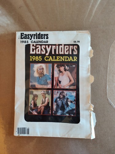 VINTAGE 1985 EASYRIDERS CALENDAR Good Condition With Minor Wear | eBay