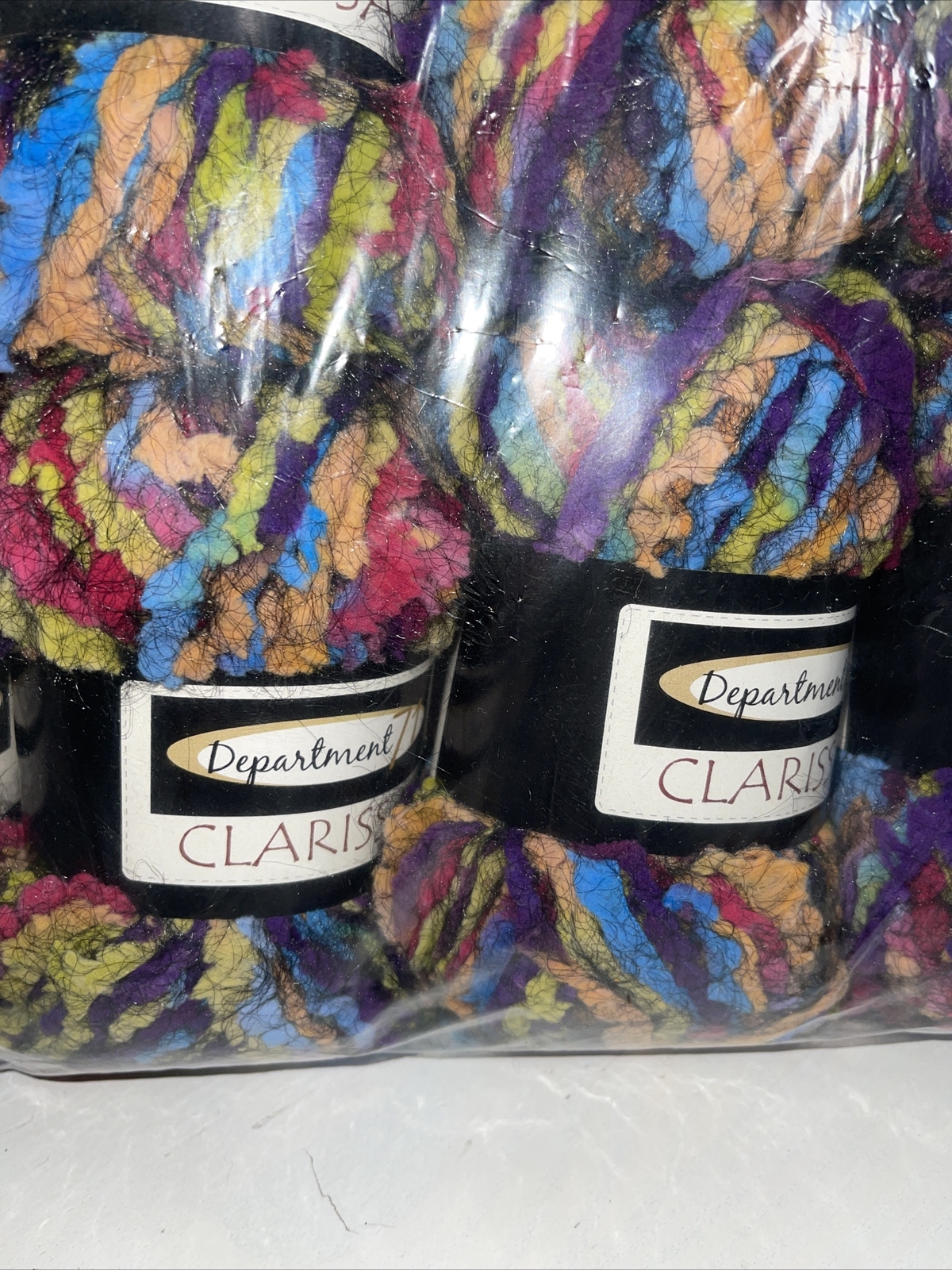 10 SKEINS DEPT 71 YARN - Clarissa Multicolor Bulky nylon 750 Yards | eBay