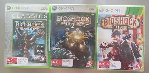 BIOSHOCK 1 2 & Infinite Xbox 360 Game Bundle / Set | eBay Australia