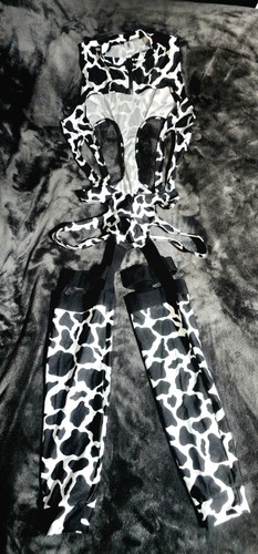 Slick It Up Cow Costume Suit Small/Medium for Men | eBay