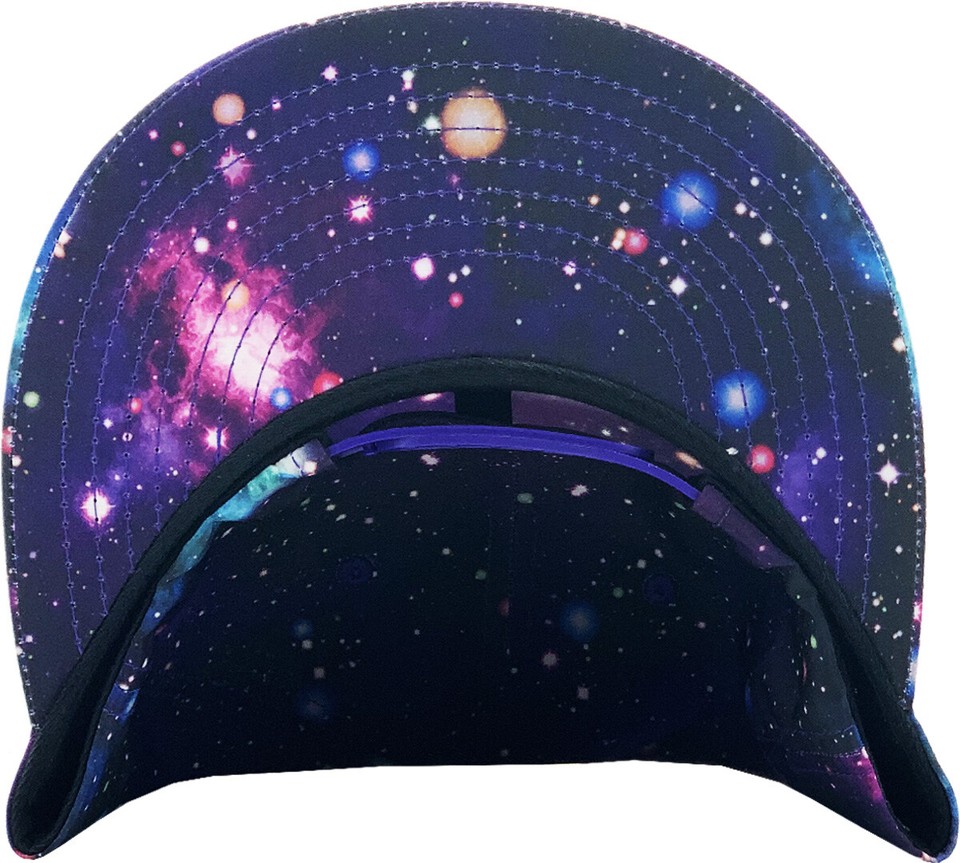Fashion Galaxy Print Hiphop Cap Snapback Baseball Cap Adjustable Hat ...
