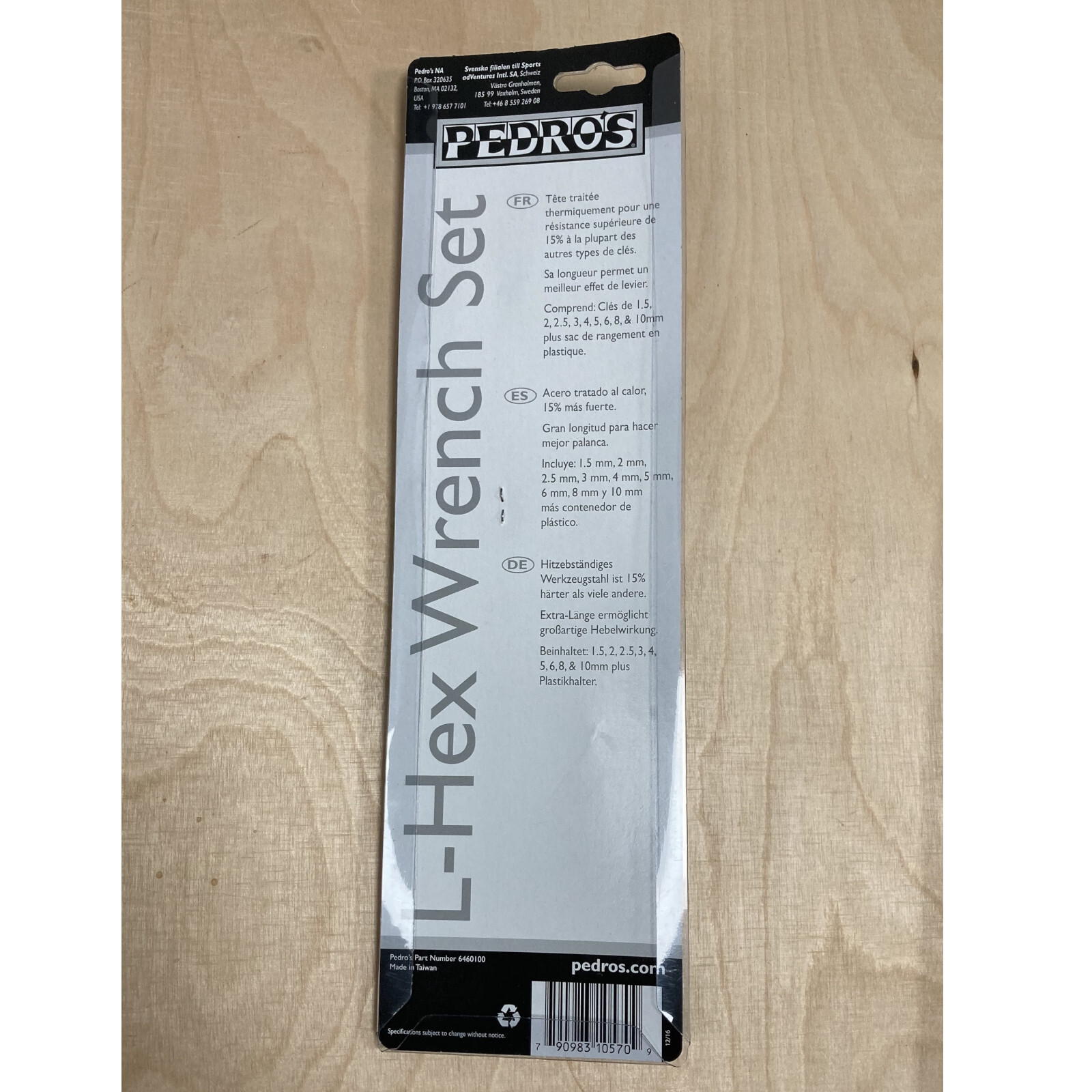 Pedro's 9 Piece L Set Allen Key Tool 790983105709 | eBay