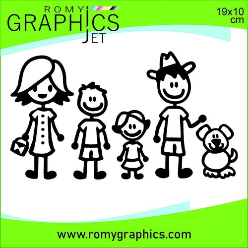 Car Decal stickers Family ON BOARD - White color - | eBay Australia