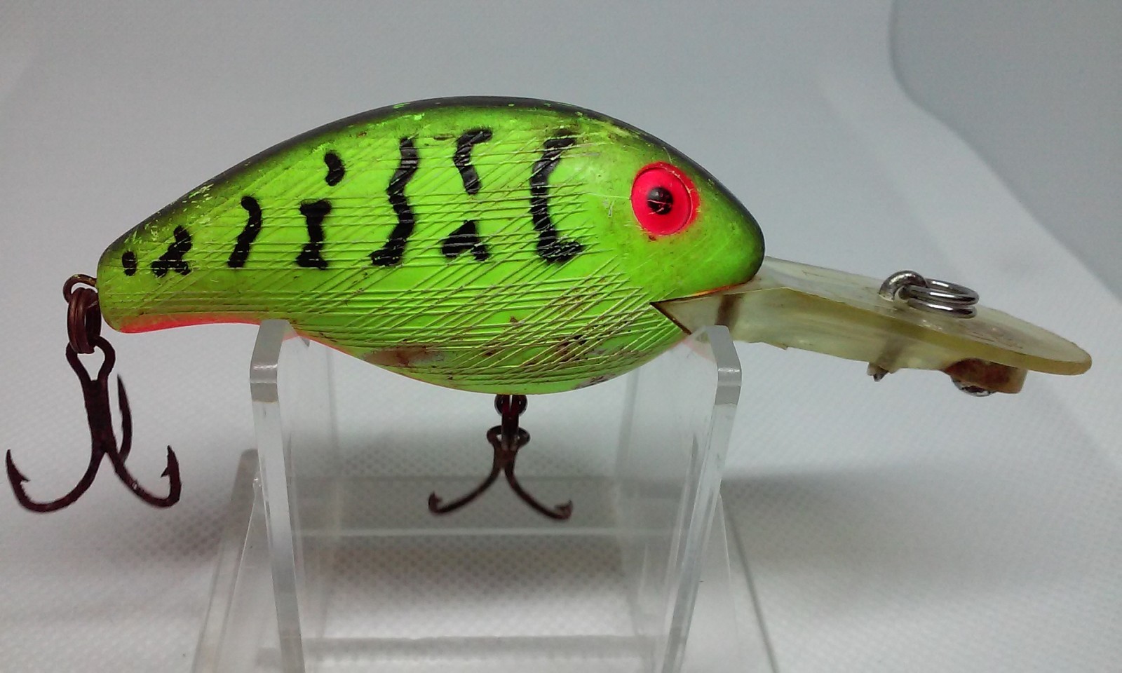 VINTAGE Rebel Double Deep Wee-R Mini Firetiger 2.5" Divin Crankbait ...
