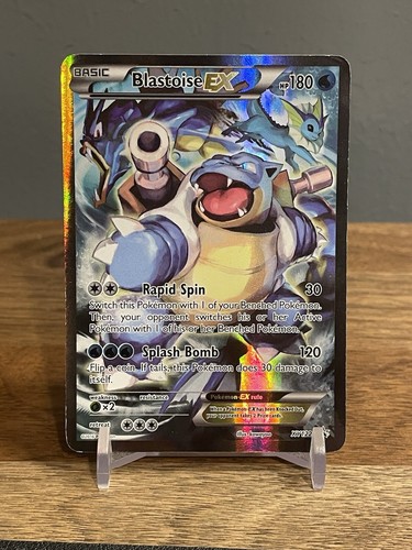 Blastoise EX XY122 XY Holo Ultra Rare Black Star Promo Pokemon Card ...