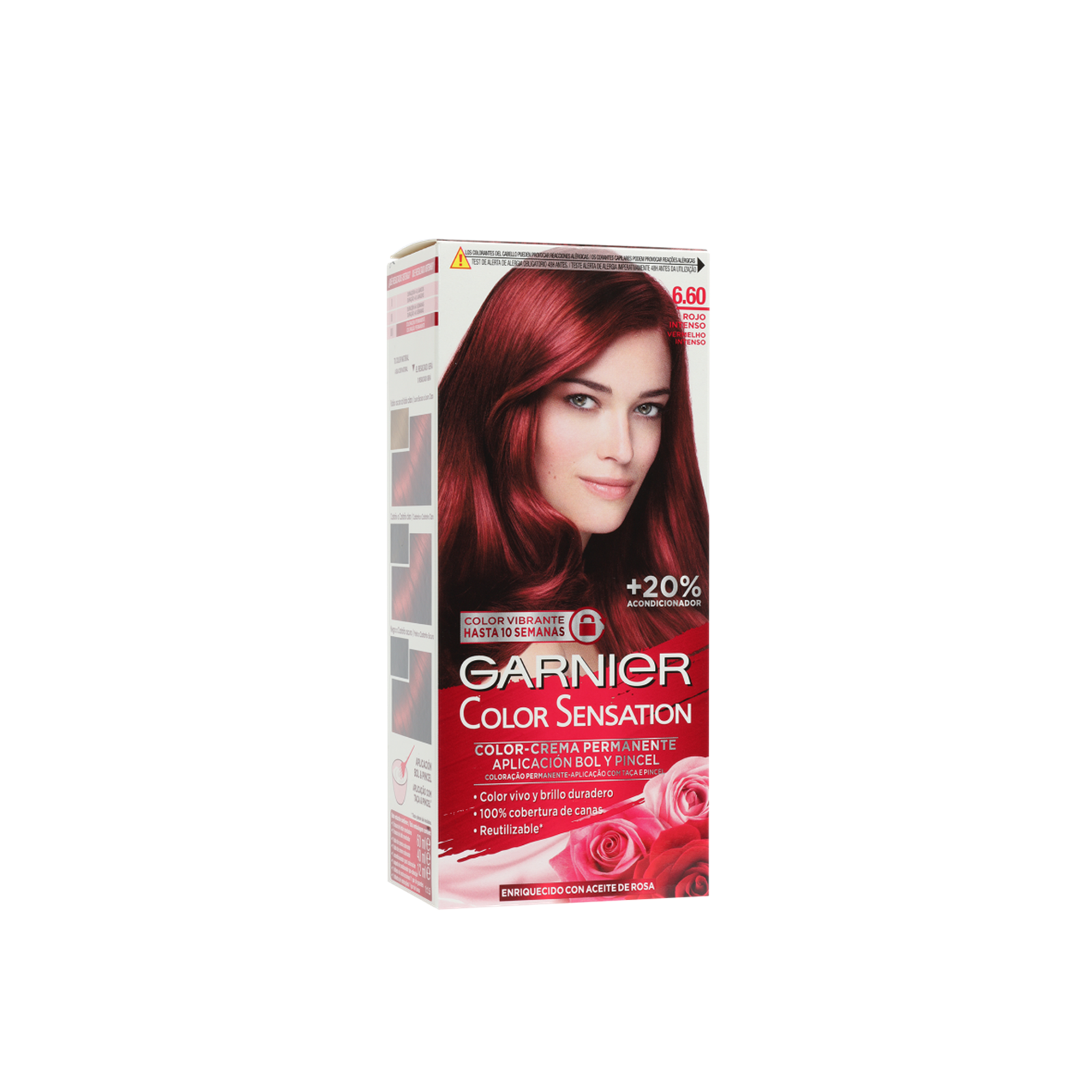 Garnier Color Sensation Permanent Hair Dye 6.60 Intense Ruby Red | eBay