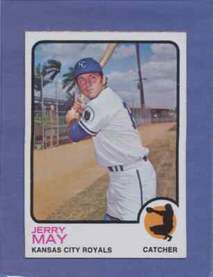 1973 Topps Jerry May #558 Kansas City Royals MINT DEAD CENTERED | eBay