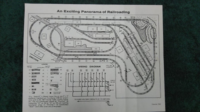 LIONEL 1763 SUPER O L SHAPED LAYOUTS ON 5 X 9 BOARDS INSTRUCTIONS ...