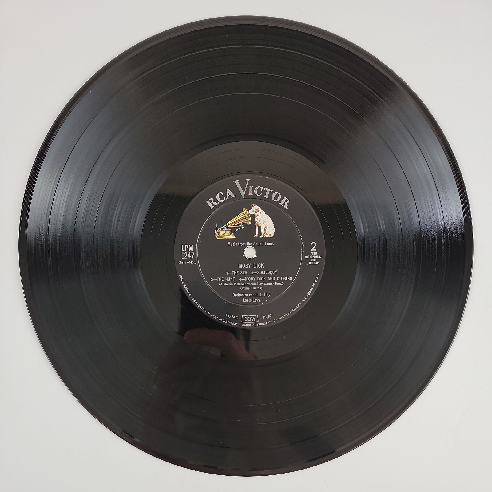 Philip Sainton ‎Moby Dick Music From The Sound Track 1956 LPM-1247 EX ...