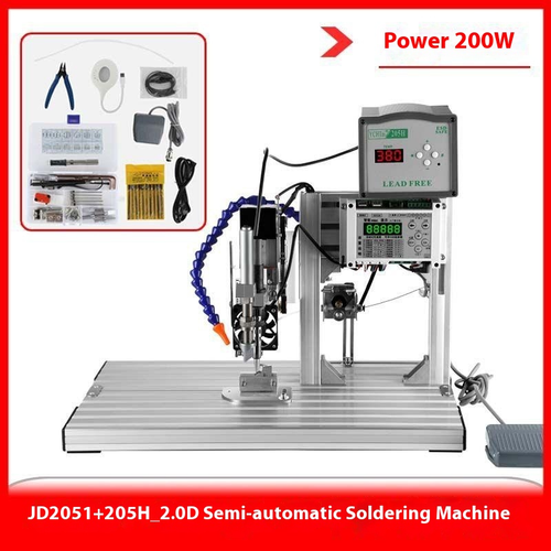 Semi-Automatic Soldering Machine Circuit Board USB Switch Chip Spot Tin ...